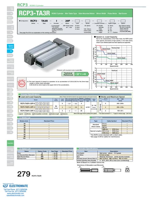 Iai rcp2 rtcb_rtcbl_1_specsheet | PDF | Computer Peripherals | Computing