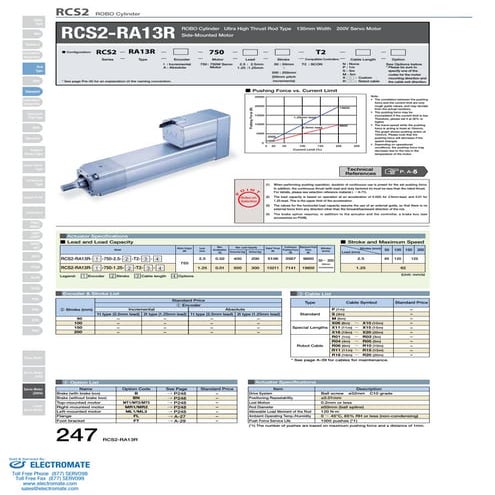 Iai rcs2 ra13-r_specsheet | PDF