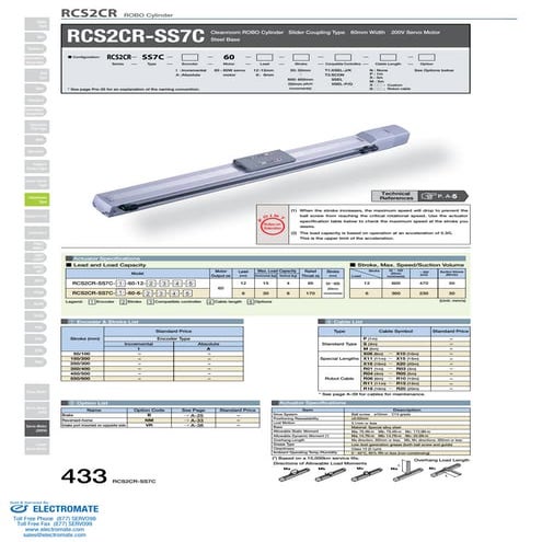 Iai rcs2 cr_ss7c_specsheet | PDF