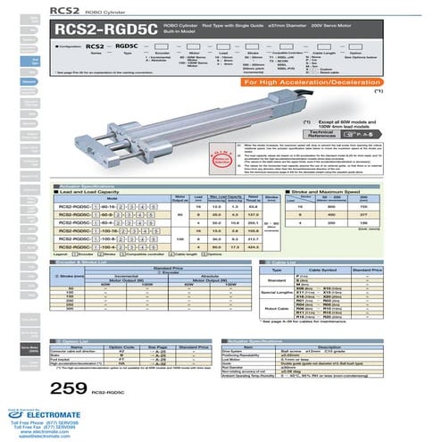 Iai rcs2 rgd5_c_specsheet | PDF