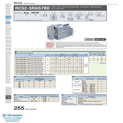 Iai rcs2 srgs7_bd_specsheet | PDF | Radio Control | Hobbies & Interests