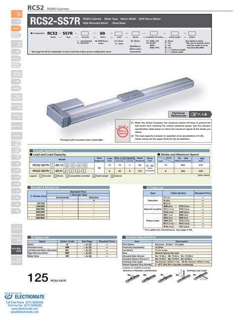 Iai rcs2 sra7_bd_specsheet | PDF