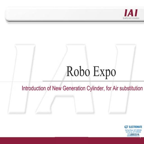 Iai Robo Expo Presentation 2005 Pdf