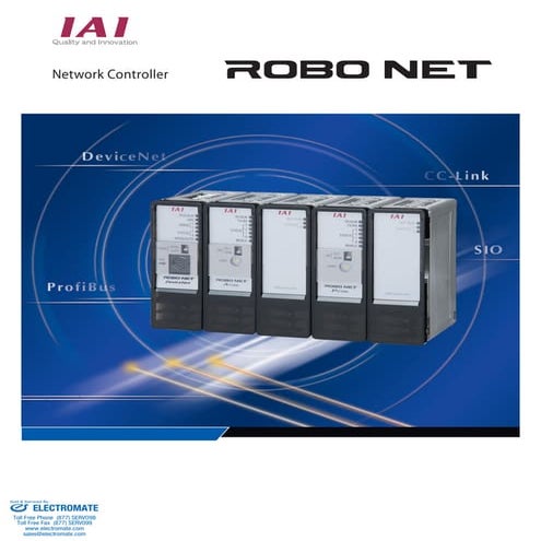 Iai robonet controller_specsheet | PDF