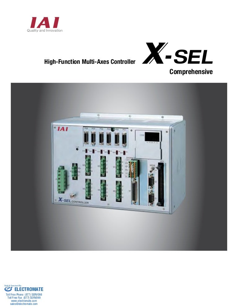 Iai xsel controller_catalog