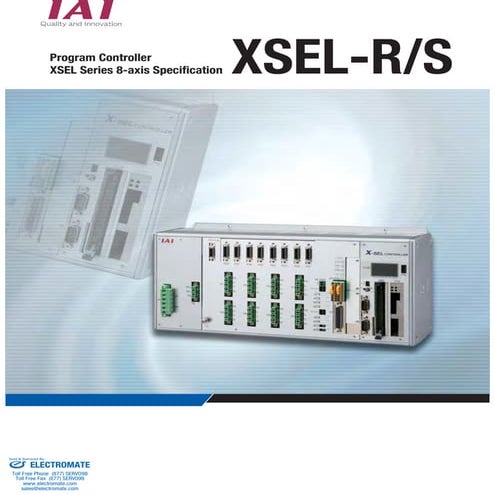 Iai xsel r_s_specsheet | PDF