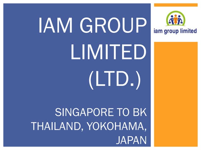 iam group ltd | PPT iam group ltd | PPT