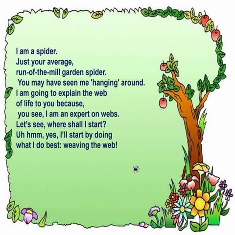 I am a spider | PPTX