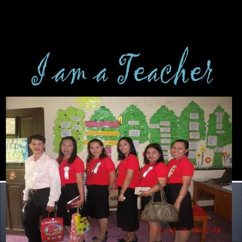 I am a teacher | PPT