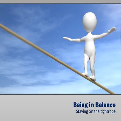 I am being in balance | PPT