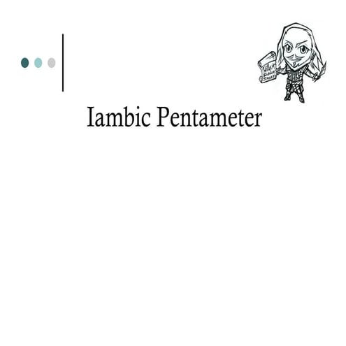 Iambic pentameter | PDF