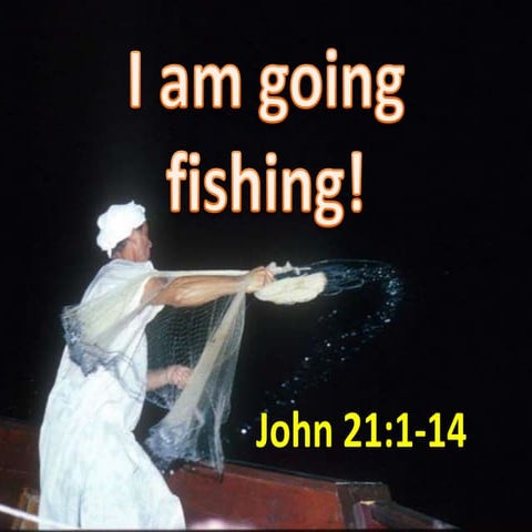 I Am Going Fishing | PPTX