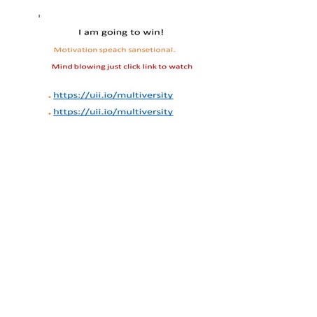 I am going to win | PDF