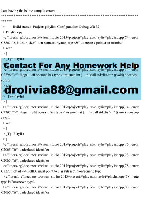 I Am Having The Below Compile Errors Pdf