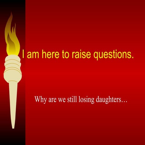 I Am Here To Raise Questions2 | PPT