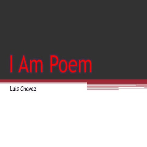 I am poem | PPTX