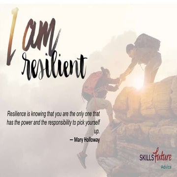 Webinar: "I am Resilient" | PPTX | Mental Health | Diseases and Conditions