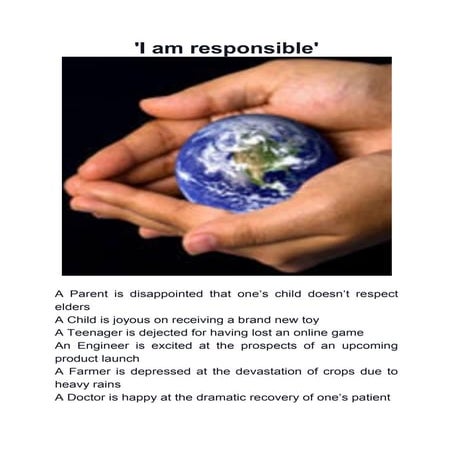'I am responsible' | PDF