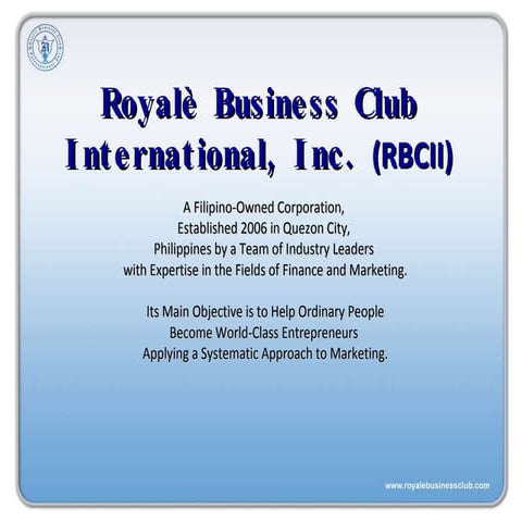 Royale Business Club | PPT