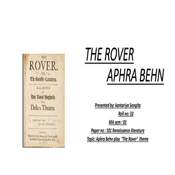 Themes: The Rover | PPTX