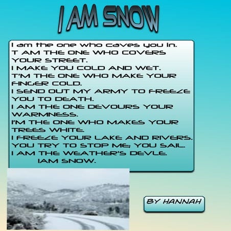 I am snow | PDF