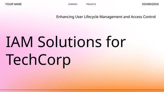 TechCorp Implementation Plan Cyber Security.pdf | Computer Software and ...