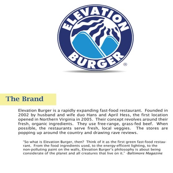 Elevation Burger | PDF