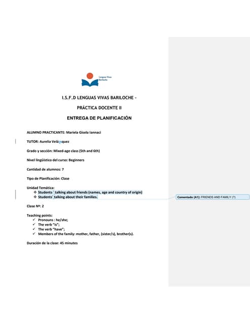 Describing people lesson plan | PPT