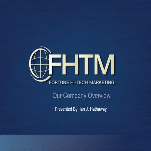 Ian's FHTM Presentation | PPT