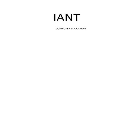 Iant | DOCX