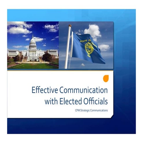 Effective Communication with Elected Officials | PDF