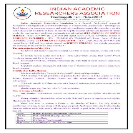 Iara membership guidelines and application form | PDF