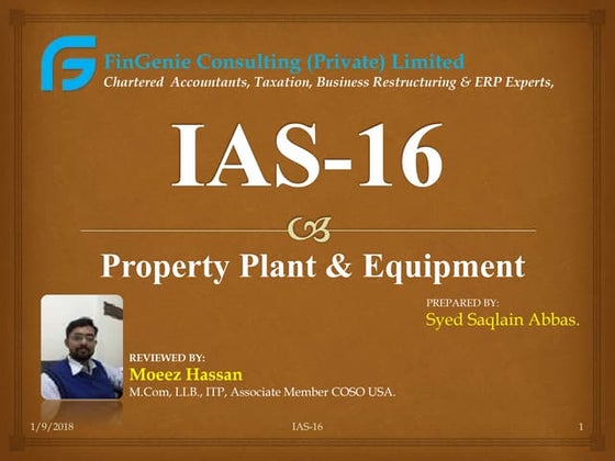 PAS 16_Property, Plant and Equipment ppt | PPT