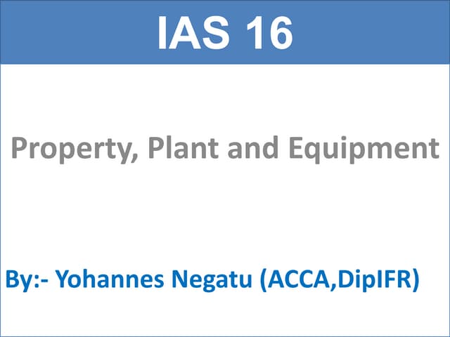 Philippine Accounting S-tandard16_PPE.pp