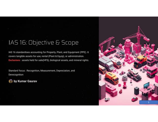 PAS 16_Property, Plant and Equipment ppt | PPTX