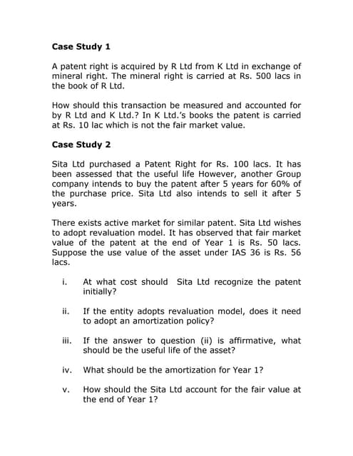 Statement of comprehensive income separate structure | DOC