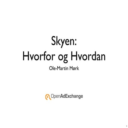 GoOpen 2010: Håvard Haug Hanssen | PDF