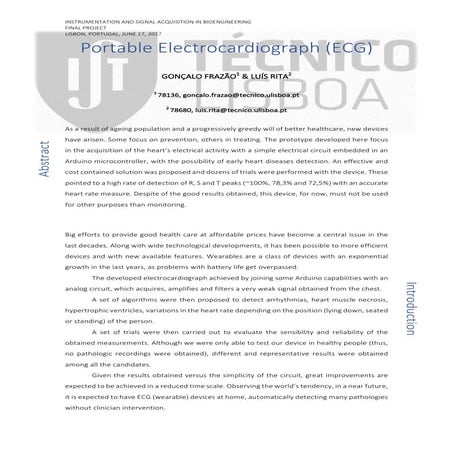 How to Build an ECG | PDF