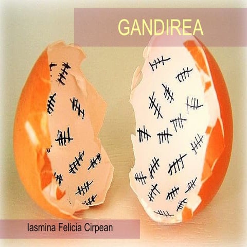 Iasmina... gandirea | PPT