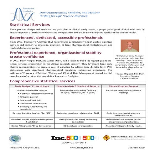 Statistical Services | PDF