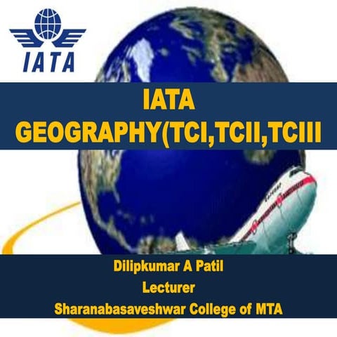IATA GEOGRAPHY AREAS in the world, HM111 | PDF