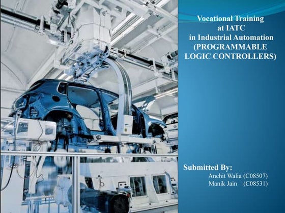 PPT on INDUSTRIAL AUTOMATION, PLC, SCADA | PPT
