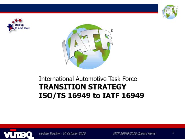 IATF 16949 CLAUSES TRAINING MATERIAL BRIEF | PPTX