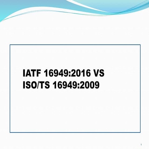 List of mandatory IATF 16949 documents | PDF