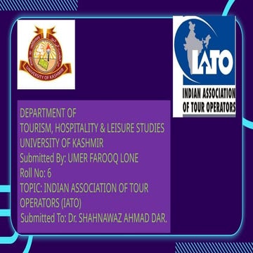 IATO INDIAN ASSOCIATION OF TOUR OPERATORS .pptx