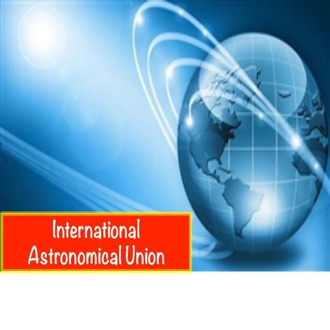 International Astronomical Union | PDF