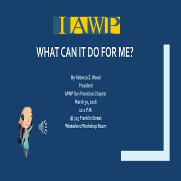 Iawp what it can do for me | PPT