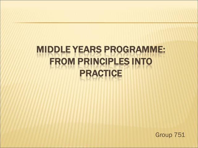 MYP Individuals and Society Criteria of assessment | PPT