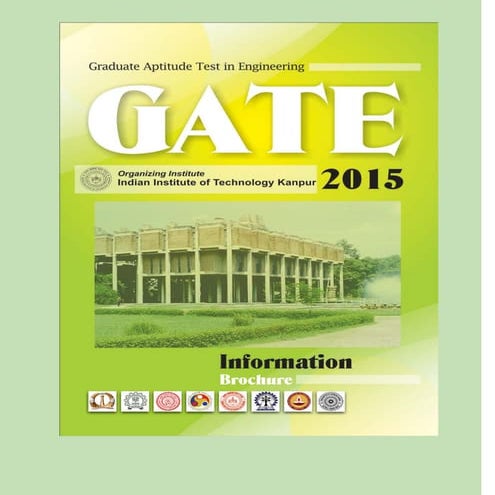 Gate Exam brochure | PDF
