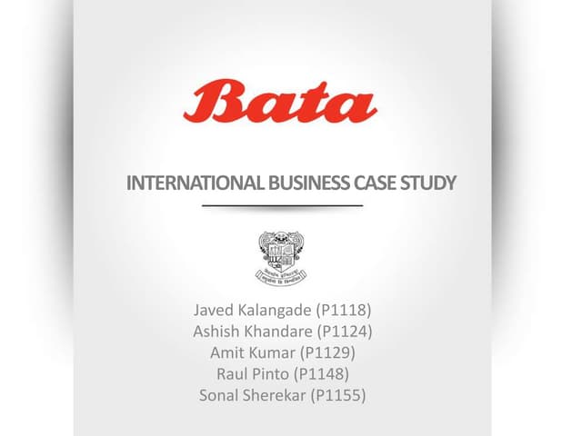Bata company | PPT